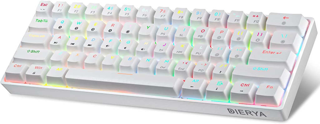 Dierya Mechanical Gaming Keyboard for $28 - DK61E