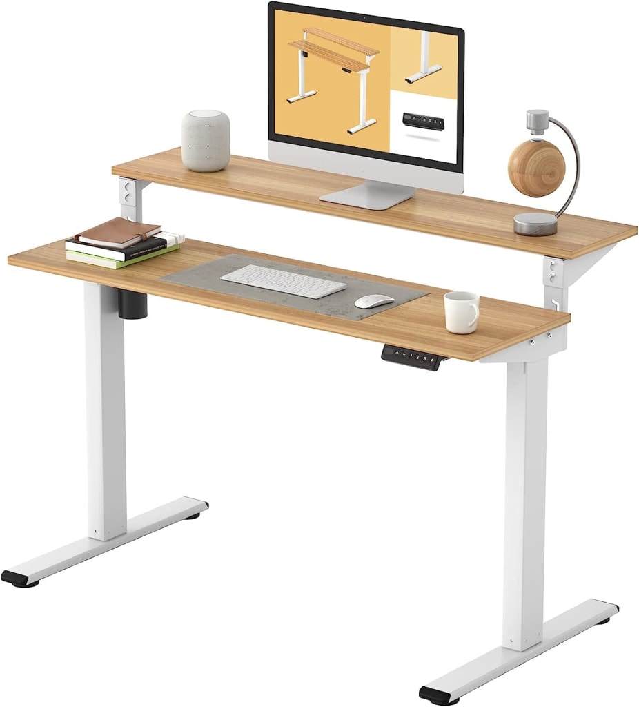 Flexispot EF1 2-Tier Standing Desk for $180 - EF1W