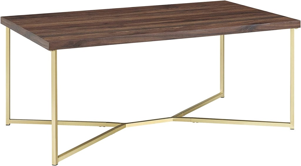 Walker Edison Luxe Coffee Table for $116 - F42LUX