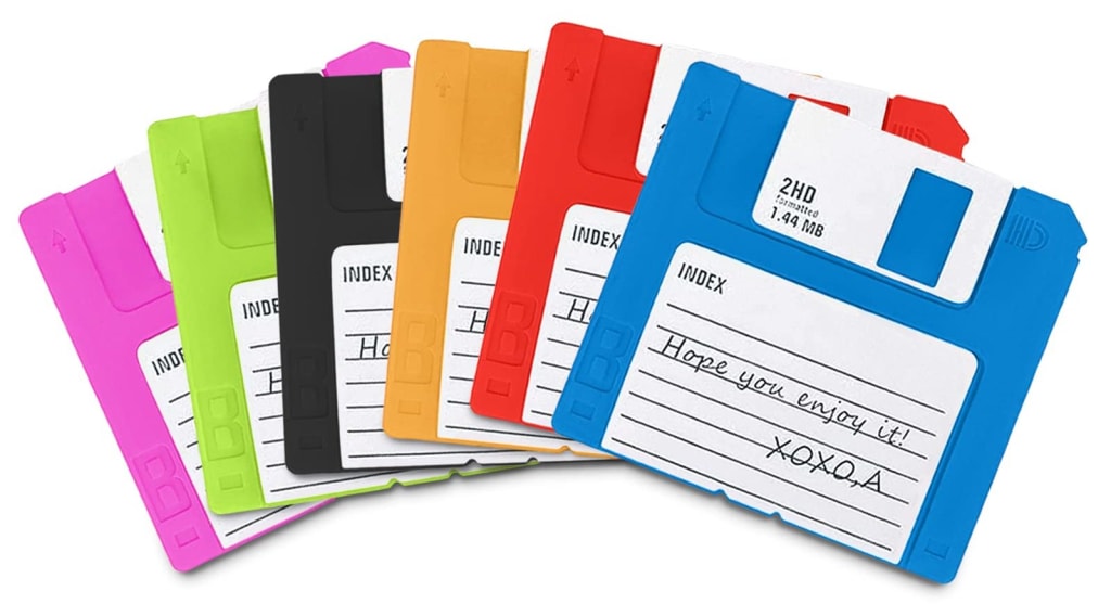 Floppy Disk Coasters 6-Pack for $10 w/ Prime - SYNCHKG114161