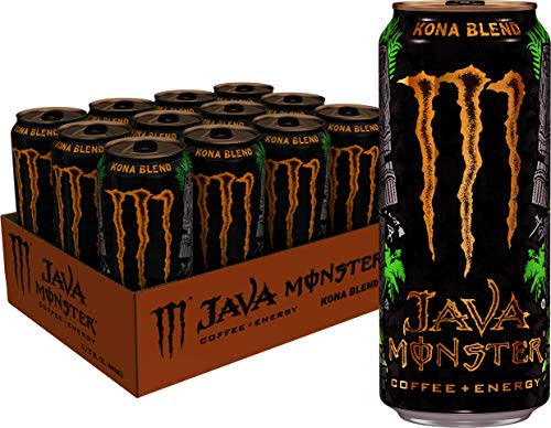 Monster Energy Java Monster Kona Blend, Coffee + Energy Drink, 15 Ounce ...