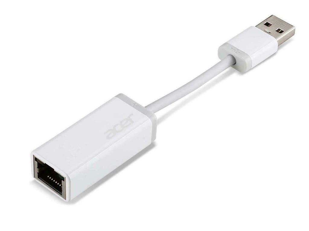 Acer USB to Ethernet Adapter for $10 - NP.CAB1A.026