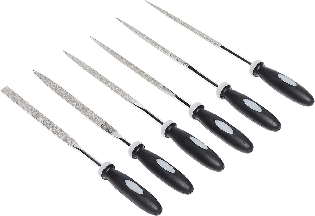 Amazon Basics 6" Diamond Needle File Set for $2 - DS-FLAMZ003