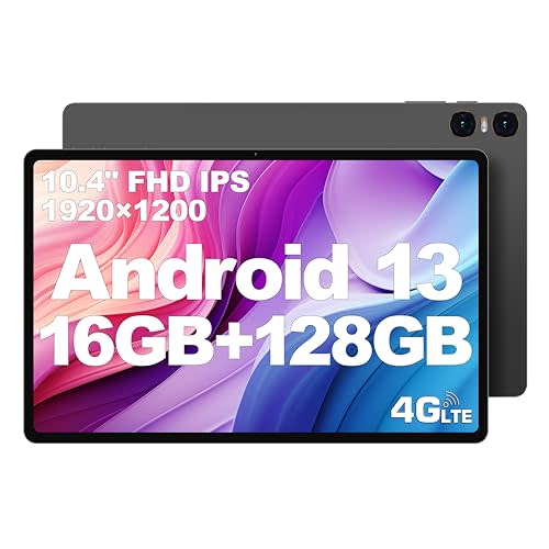 TECLAST T40HD Android 13 Tablet 10.4 inch, 16GB+128GB+1TB TF Expansion ...