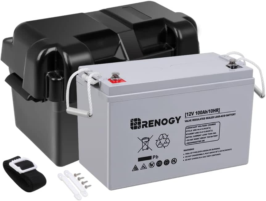 Renogy Deep Cycle AGM 12 Volt 100Ah Battery w/Box for $198 - RBT100AGM12B