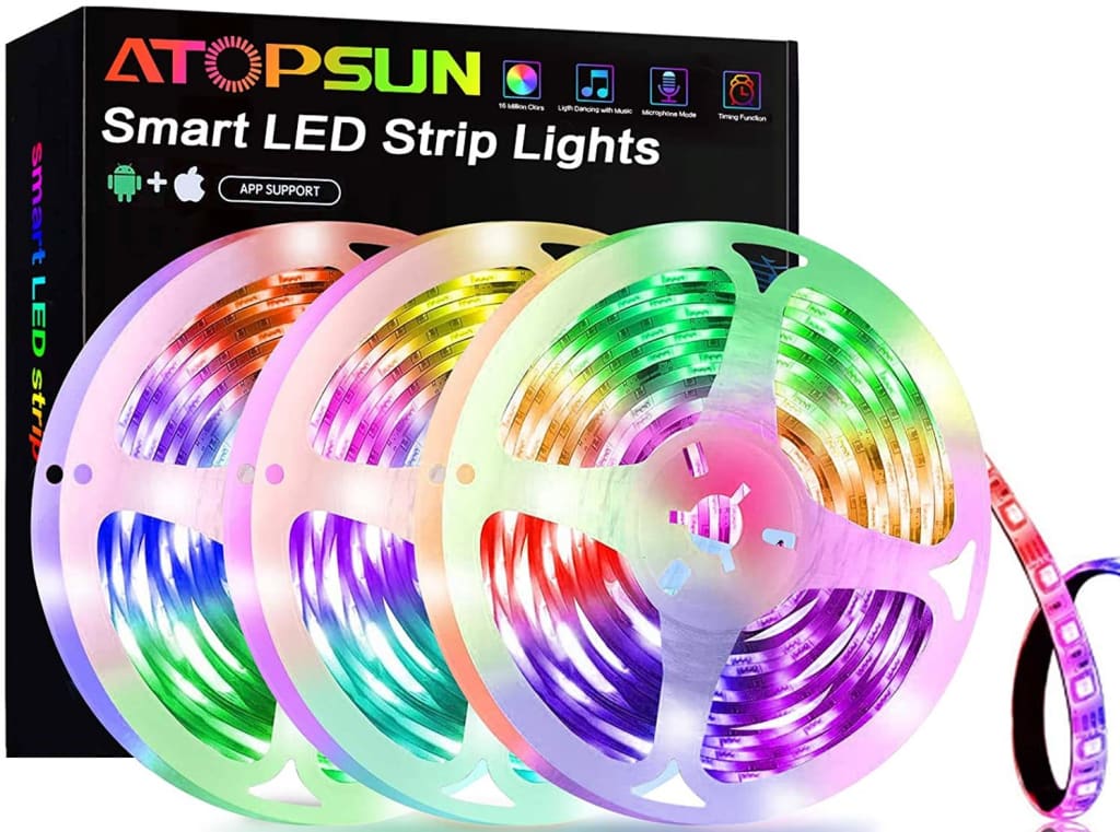 Atopsun 50-Foot LED Strip Lights for $16 - ATOP-3