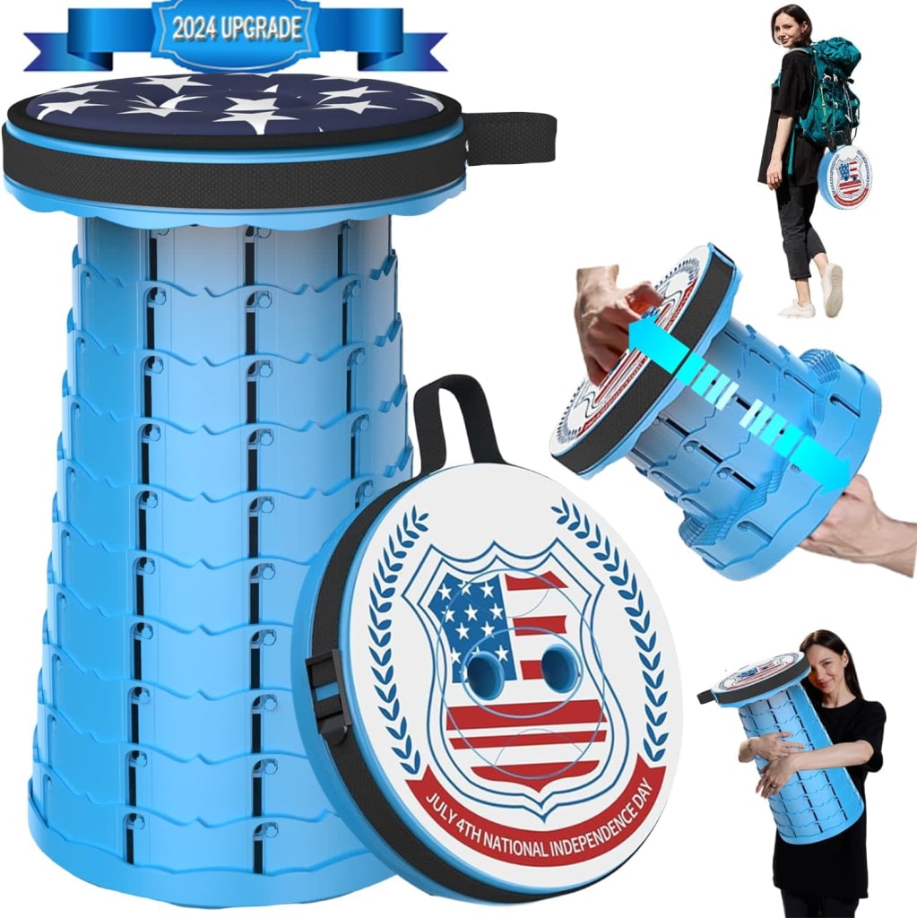 Portable Telescoping Stool for $12