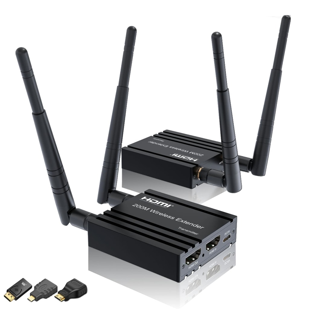 Wireless 4K HDMI Transmitter and Receiver Kit for $100 - 656ft wireless