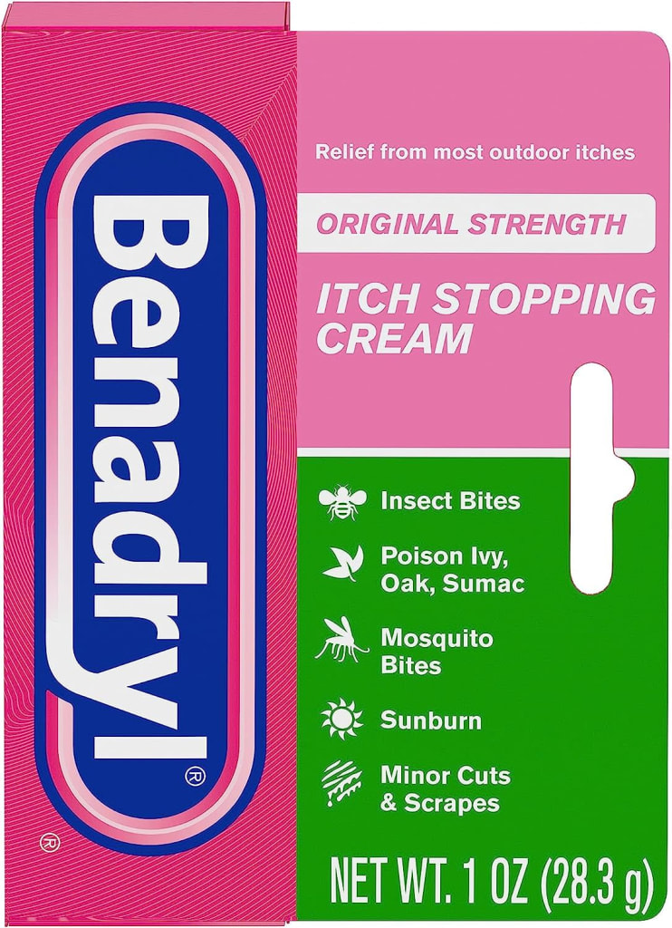 Benadryl Original Strength Itch Stopping 1-oz. Anti-Itch Cream for $1. ...