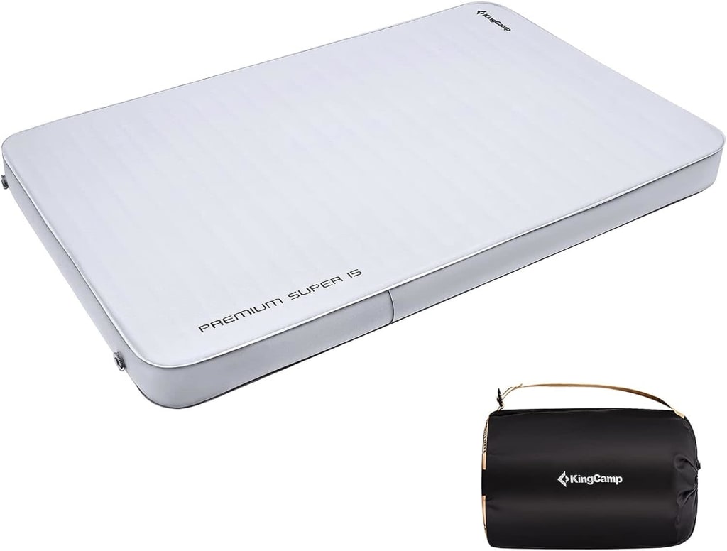 KingCamp 5.9" Thick Self-Inflating Camping Sleeping Pad for $210 - KM2012