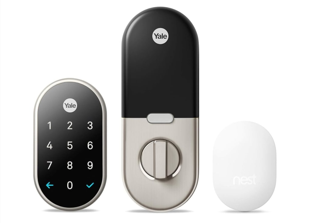 Google Nest x Yale Lock Keyless Entry Keypad Deadbolt Smart Lock for ...