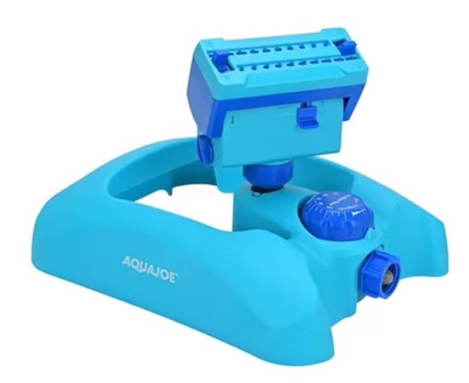 Aqua Joe 20-Nozzle 360-Degree Adjustable Gear Driven Oscillating ...