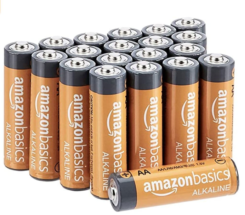 AmazonBasics AA 1.5V Battery 20-Pack for $6 - ALK AA20FFP-U AMZ