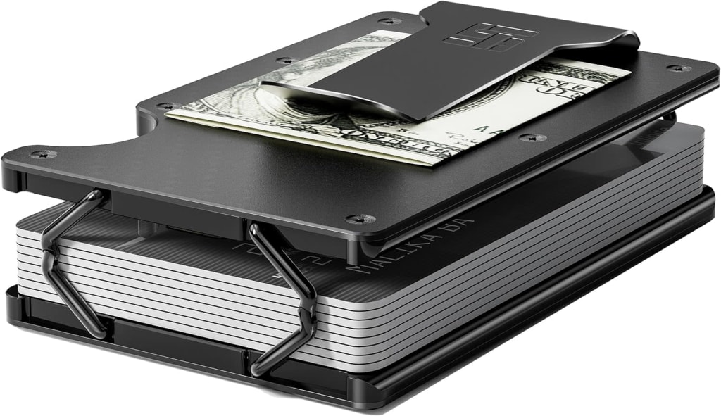 Men's Metal Minimalist Wallet for $10