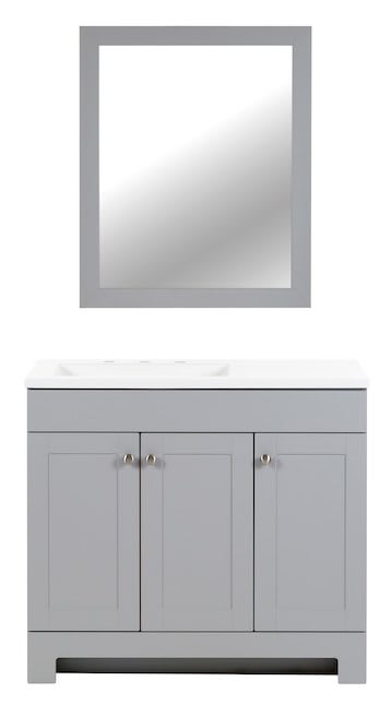 Style Selections Harrison 36" Bathroom Vanity w/ Mirror for $279 - R43 ...