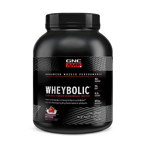 GNC AMP Wheybolic Protein Powder | Targeted Muscle Building and Workout ...