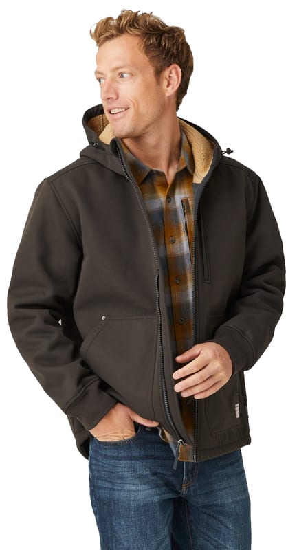 Free Country Men's Wind River Burly Canvas Softshell Jacket for $38