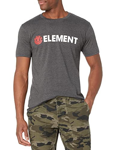 Element Men's Blazin Short Sleeve Tee Shirt, Grey, Large for $17 - M401QEBL