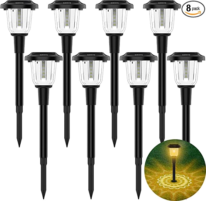 Sidsys Solar Pathway Light 8-Pack for $15 - SD22L0007
