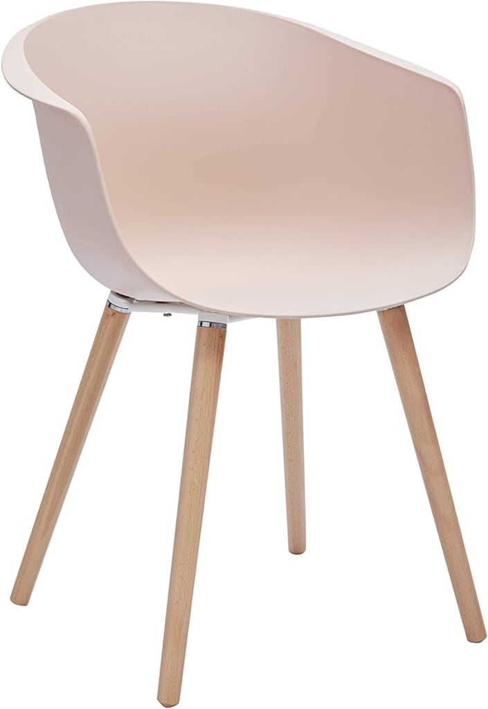 Rivet Alva Modern Curved-Back Plastic Dining Chair for $27 - 342-DPP-195