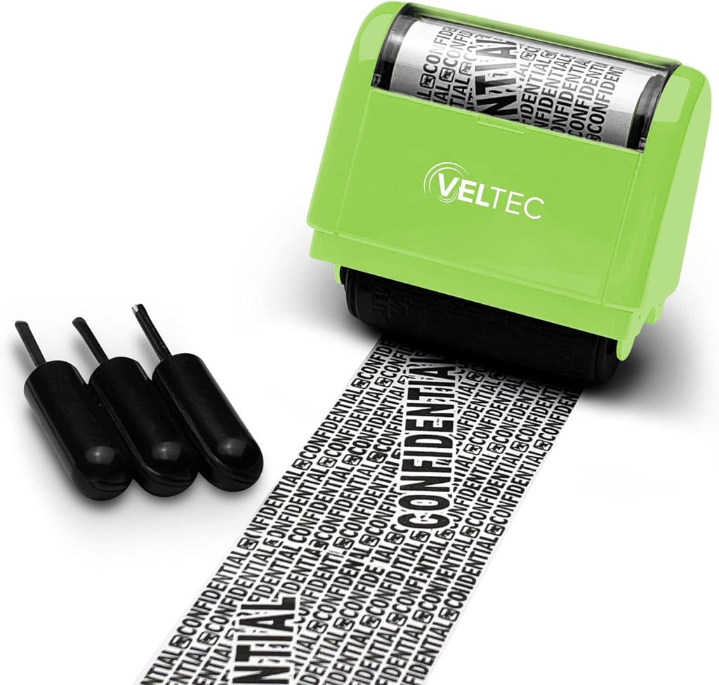 Veltec Identity Theft Protection Roller Stamp for $7 - VG2442