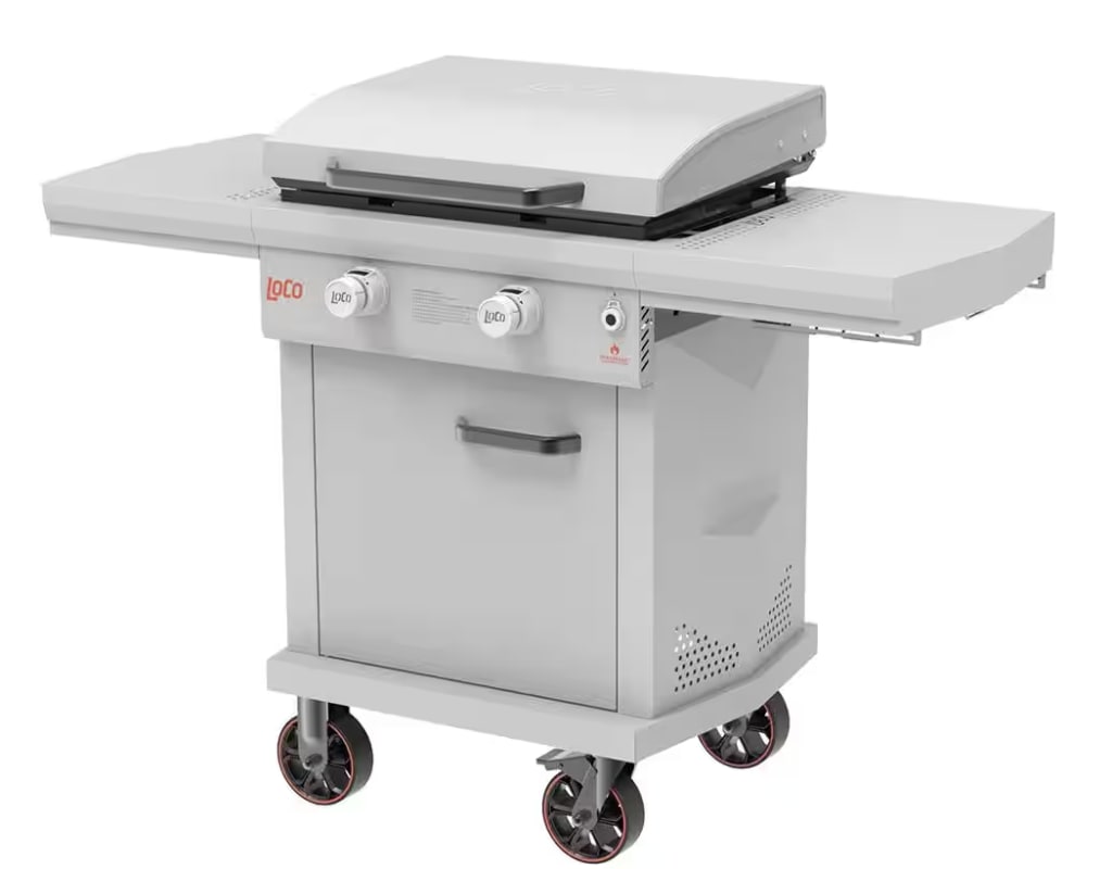 Loco 26" 2-Burner Digital Propane SmartTemp Flat Top Grill for $219 ...
