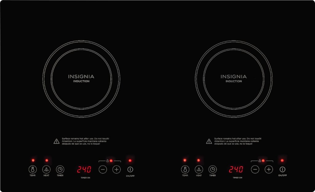 Insignia 24" Electric Induction Cooktop for $70 - NS-IC2ZBK7