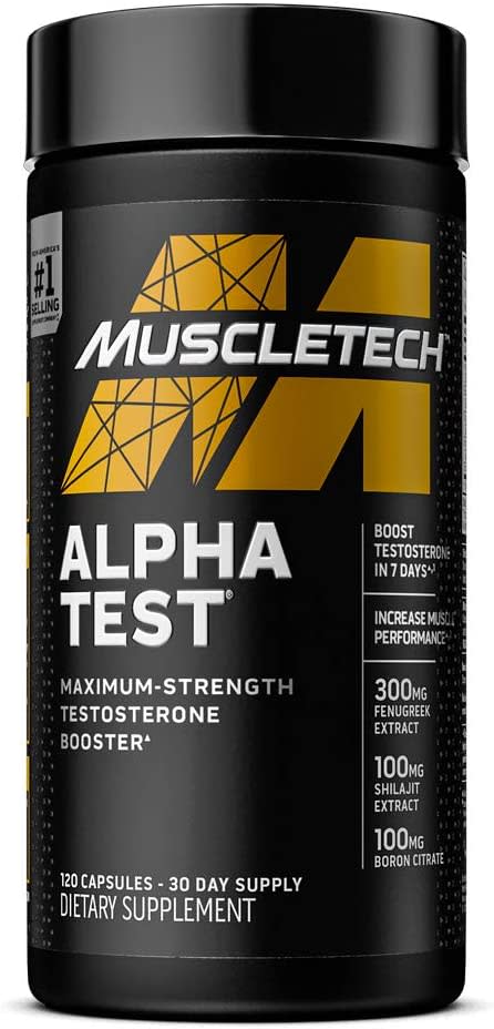 MuscleTech Testosterone Booster Pre-Workout Pills 120-Pack for $13 via ...