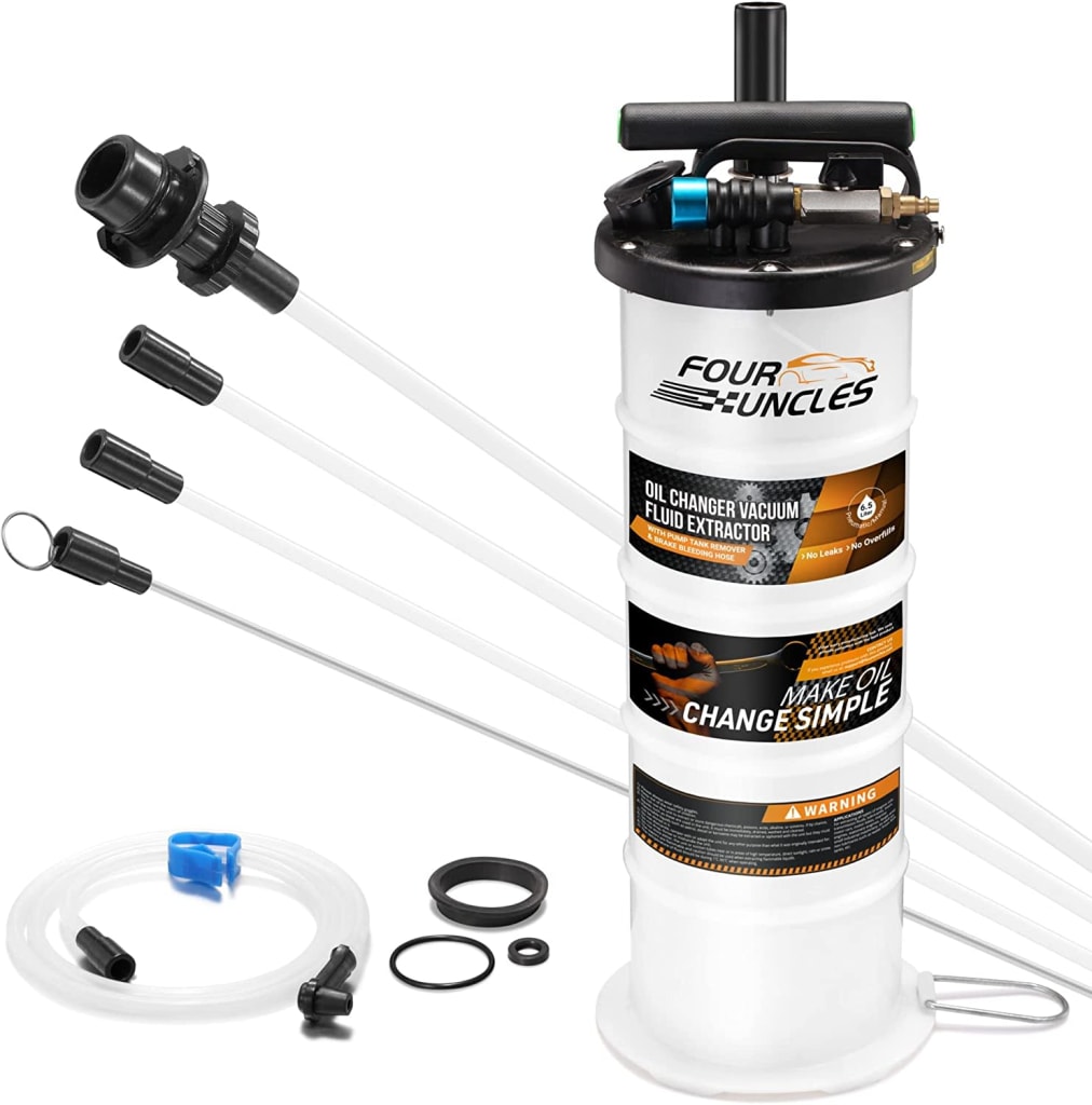 Four Uncles Oil Changer Vacuum Fluid Extractor for $59 - FU-6502