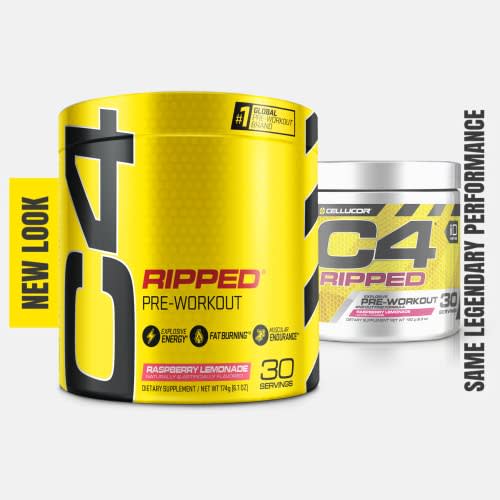 Cellucor C4 Ripped Pre Workout Powder Raspberry Lemonade | Creatine ...