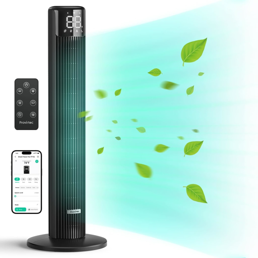 WindMaster 36" Smart Tower Fan for $65 - TF-01