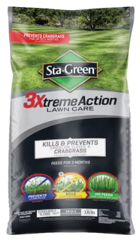 Sta-Green 3XTREME Action 18-lb. Weed & Feed Fertilizer for $30 - 2149602203