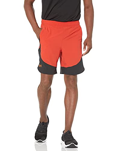 Under Armour Men's HIIT Woven Colorblock Shorts, Radiant Red (839 ...