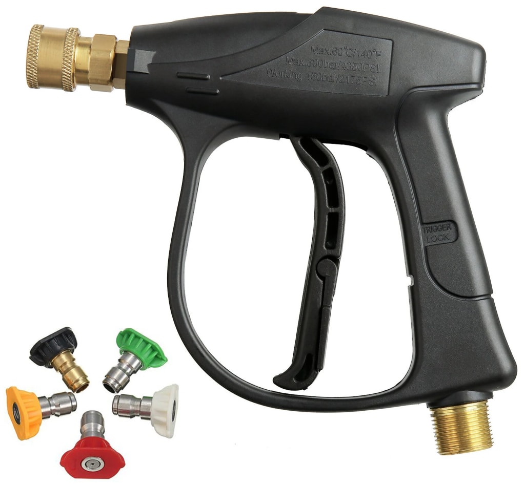 Matcc Pressure Washer Gun Handle w/ 5 Nozzles for $15 - 2000/3000