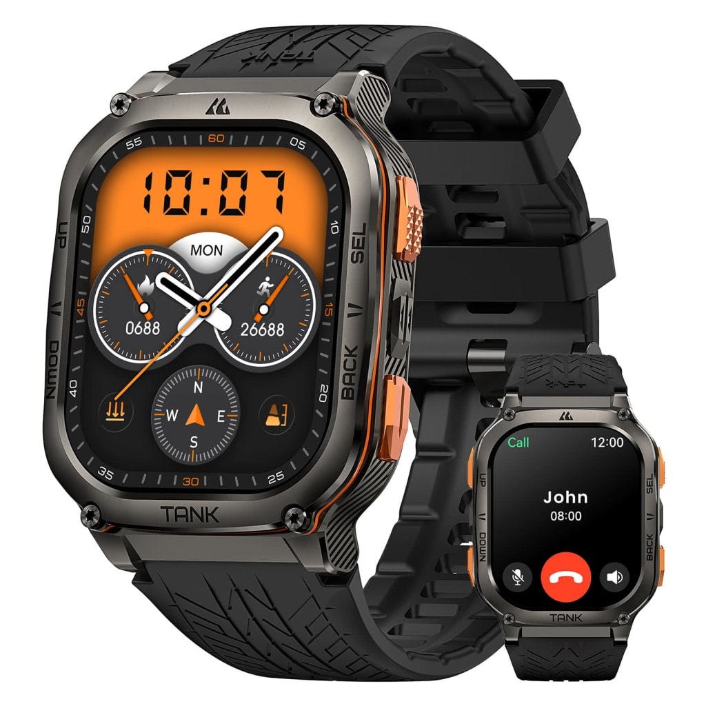 Amaztim M3 Ultra Military Smart Watch for $80