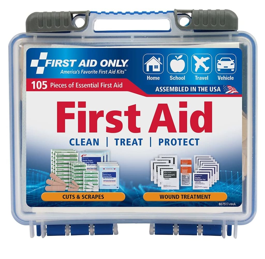 First Aid Only 105-Piece On-The-Go First Aid Kit for $9 - 91249