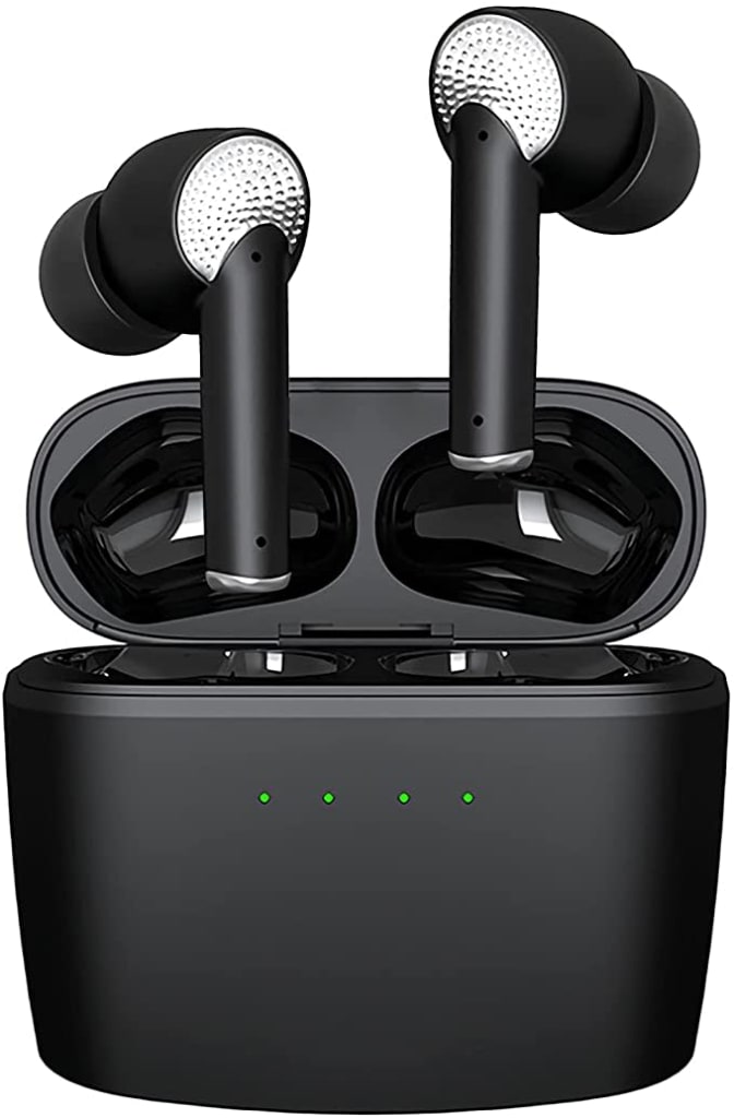 Mezelon Active Noise Cancelling Wireless Earbuds for $28 - J8