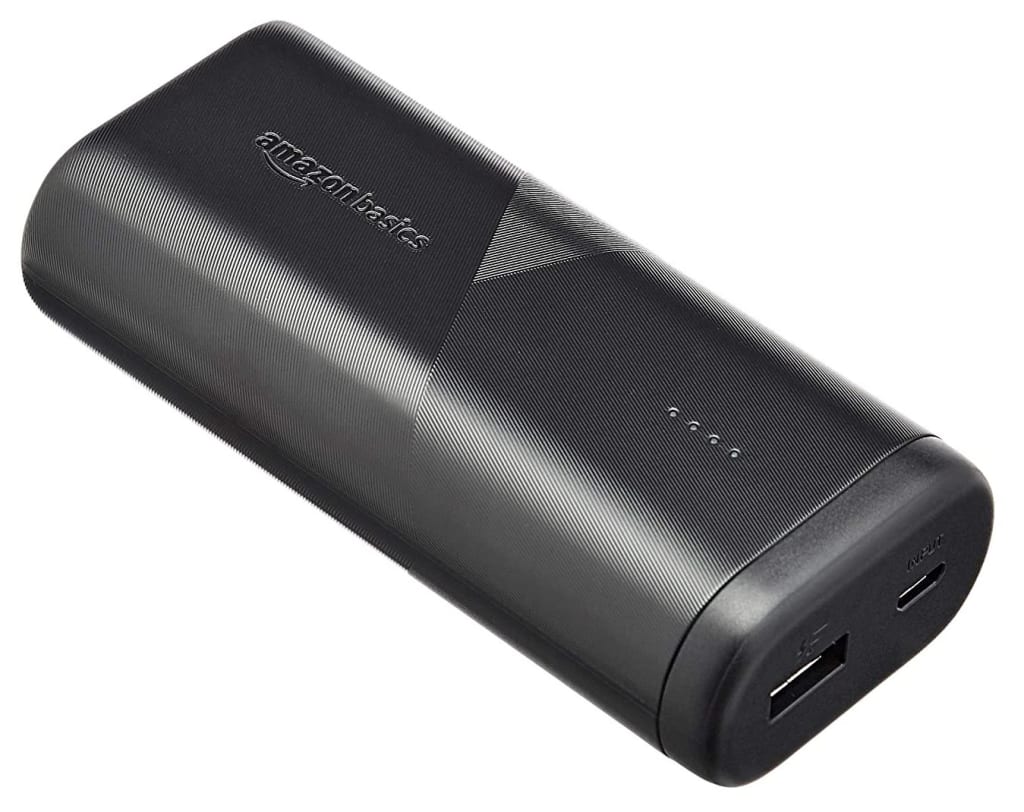 Amazon Basics 10,000mAh USB-A Power Bank for $15 - SUN-G-298