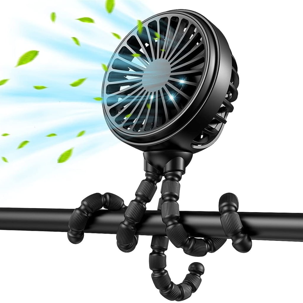 Mini Portable Attachable Fan for $19 - GUSGU21