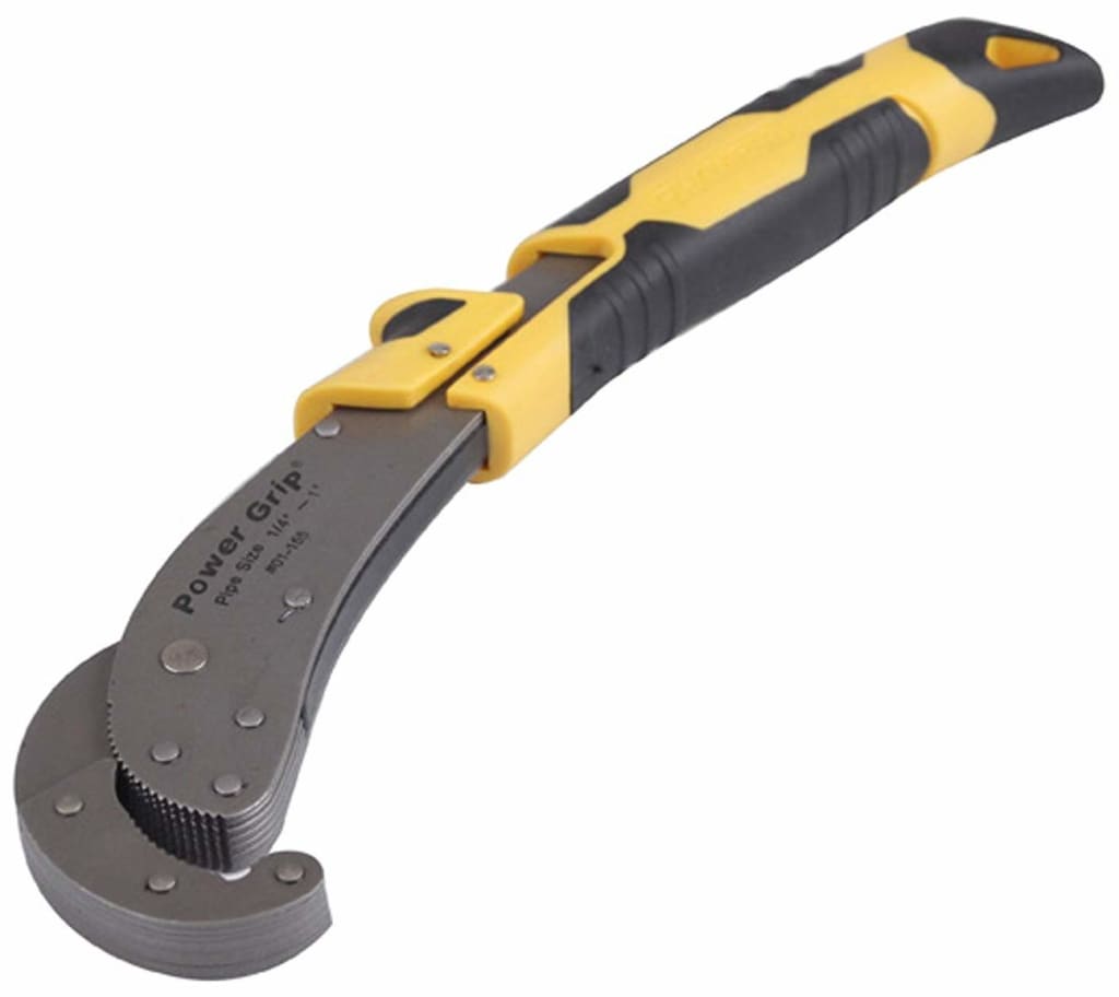 Olympia Tools 10" Power Grip Pipe Wrench for $10 - 01-122