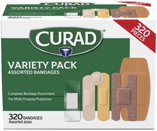 Curad Assorted Bandages 320-Count Variety Pack for $11 - CURCC320BCH
