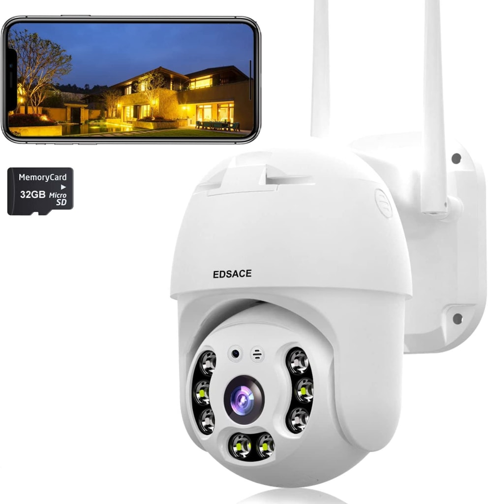 Edsace 2K 3MP Security Camera for $40 - EDS-2MP-SL01