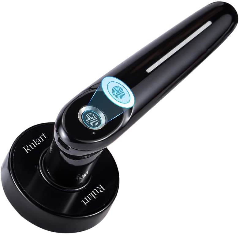 Rulart Fingerprint Smart Keyless Entry Door Handle for $32 - ‎FM-06