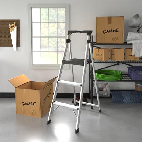 Cosco Three Step 5' Lite Solutions Folding Step Ladder for $45 - 20-552ABL