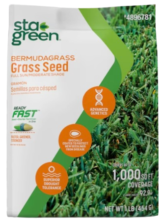 Sta-Green Ready Fast 1-lb Bermuda Grass Seed for $8 - PS-B1