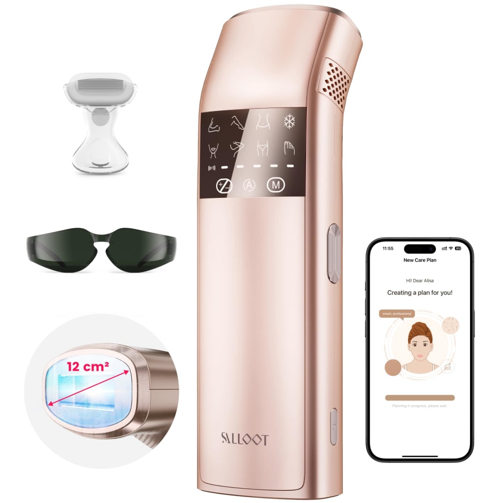 Salloot IPL Laser Hair Removal Device for $180