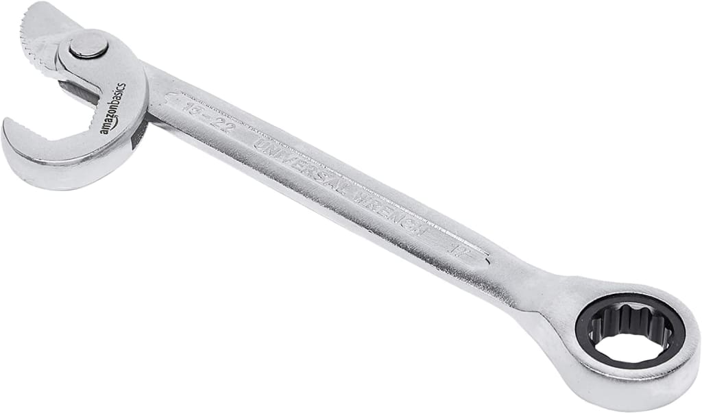 Amazon Basics 17mm Multi-Function Ratchet Wrench for $6 - PAW036