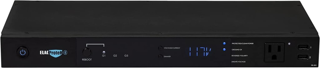 ELAC Protek 9-Outlet Smart Surge Protector/Power Conditioner for $240 ...