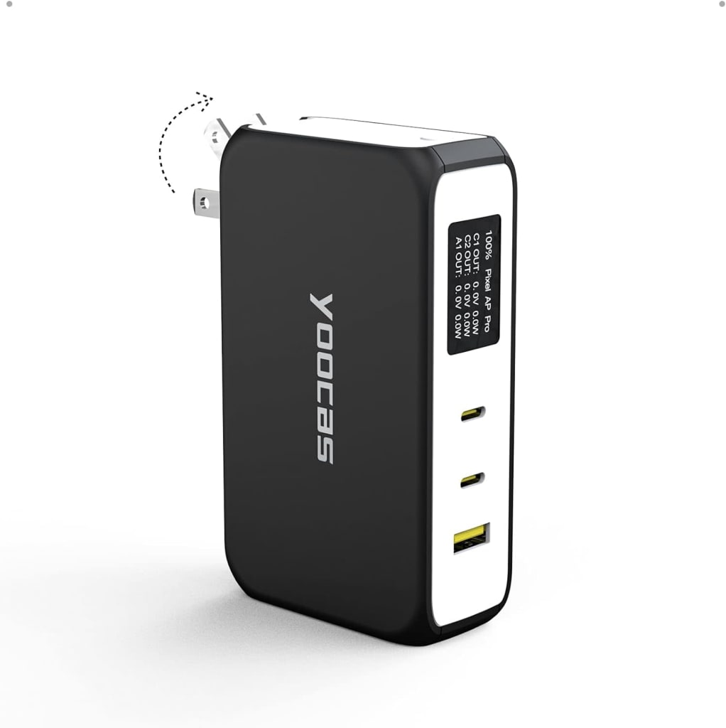 Yoocas 10,000mAh 2-in-1 Hybrid Charger / Portable Power Bank for $23 ...