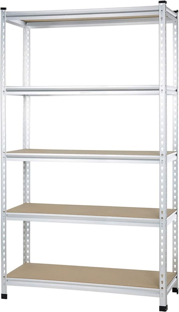 Amazon Basics 5-Tier Medium Duty Storage Shelving for $160 - 105